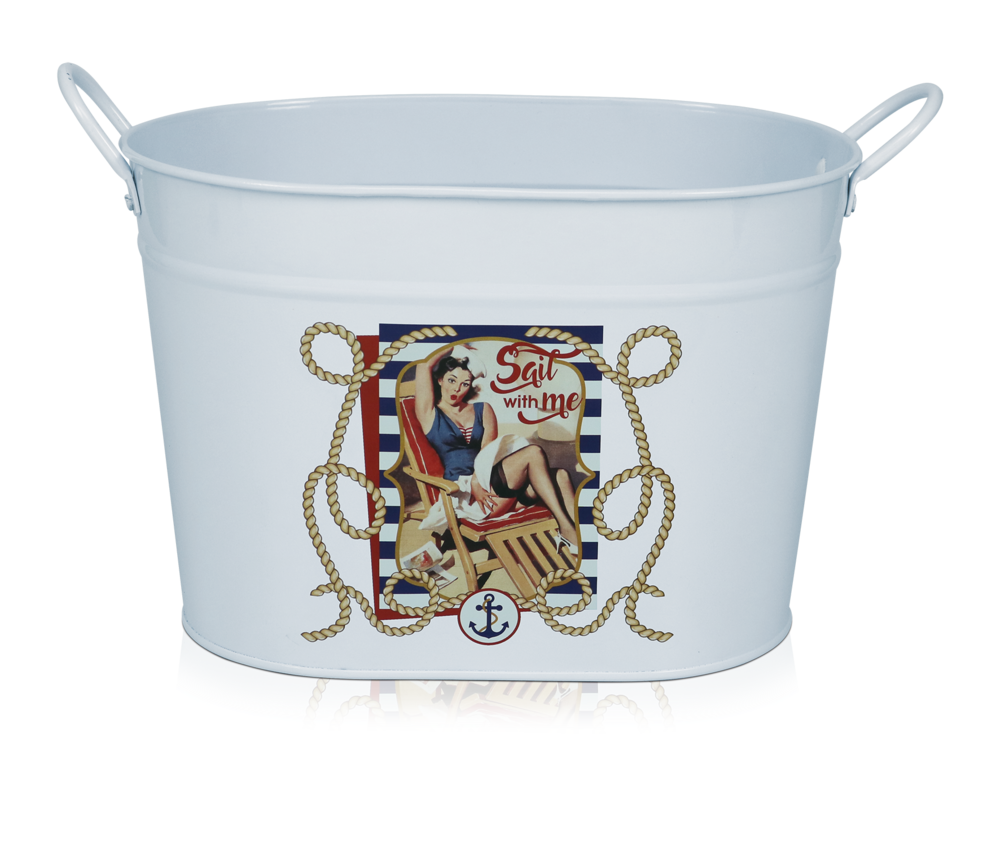 Balde Tina para Cerveja Pinup Retrô